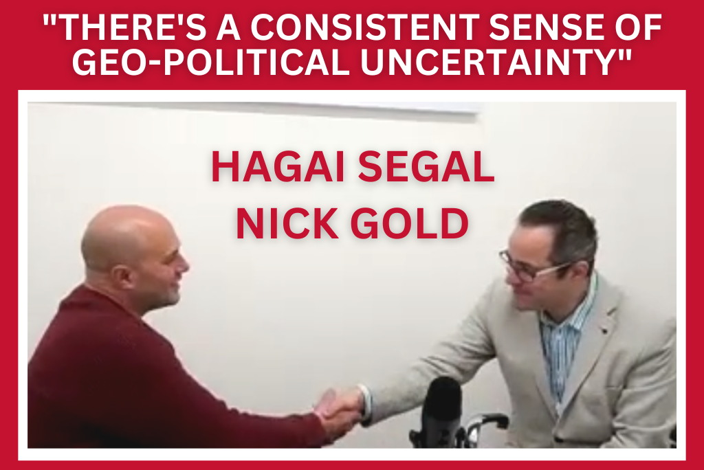 Watch "There's a constant state of Geo-Political uncertainty" Hagai ...